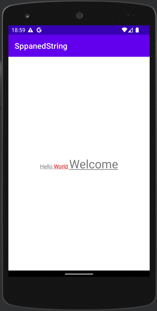 Androidで文字列の装飾を簡単に行う - covelline blog