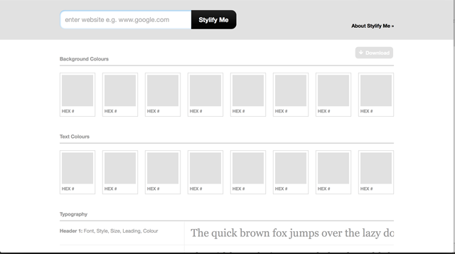 かんたんスタイルガイド作成ツール！「Stylify Me」 - ぬんびりぶろぐ
