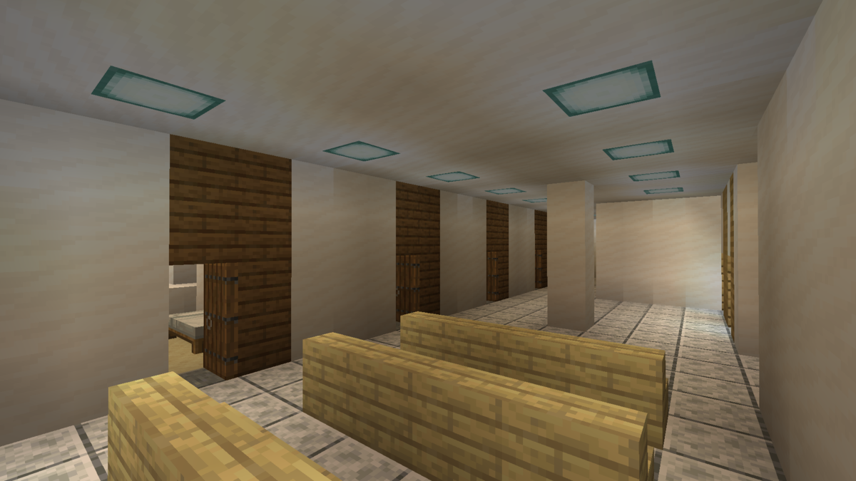 総合病院を作る 2/3 外来内装編 - Minecraft街発展にっき
