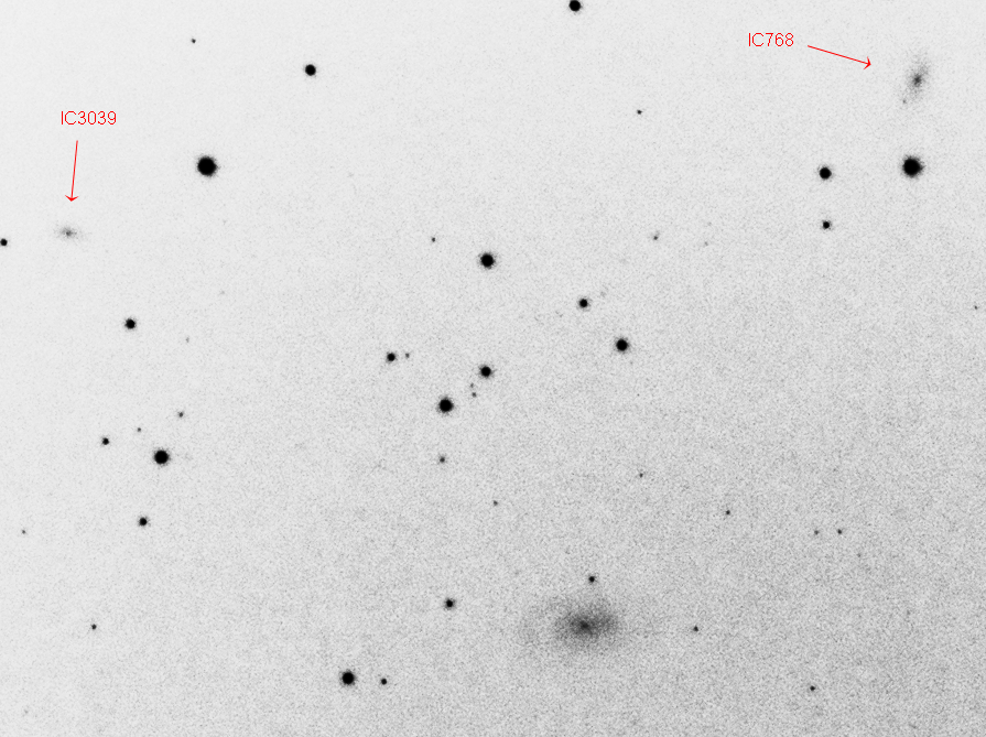 小さな渦 IC769 おとめ座 棒渦巻銀河 - nyancotan's diary 天体写真 in Hokkaido