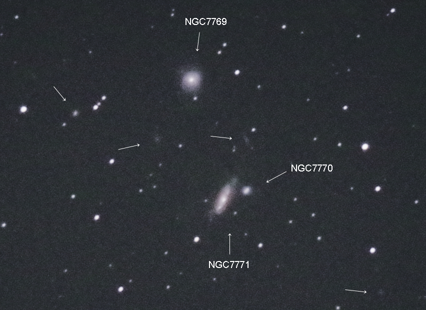 遠いけど近い NGC7769 & 7770 & 7771 - nyancotan's diary 天体写真 in Hokkaido