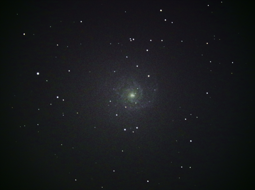 M74 テスト撮影 & 急な雪に来タカ ? - nyancotan's diary 天体写真 in Hokkaido