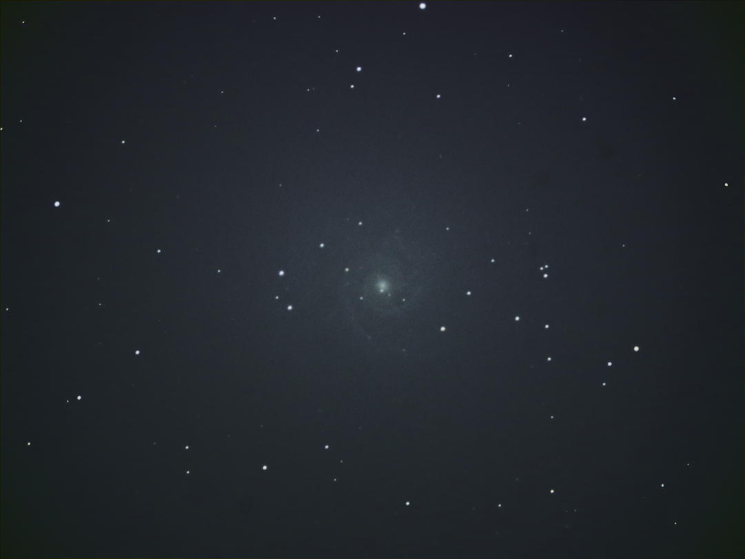 雲の中の M74 うお座 渦巻銀河 & 30cm - nyancotan's diary 天体写真 in Hokkaido