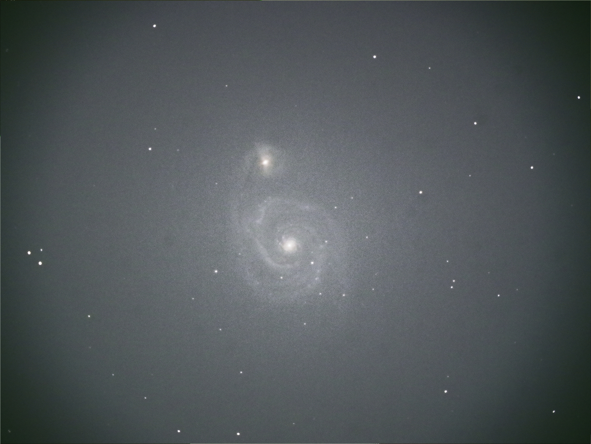 雲の向こう側 りょうけん座 M51 ほか - nyancotan's diary 天体写真 in Hokkaido