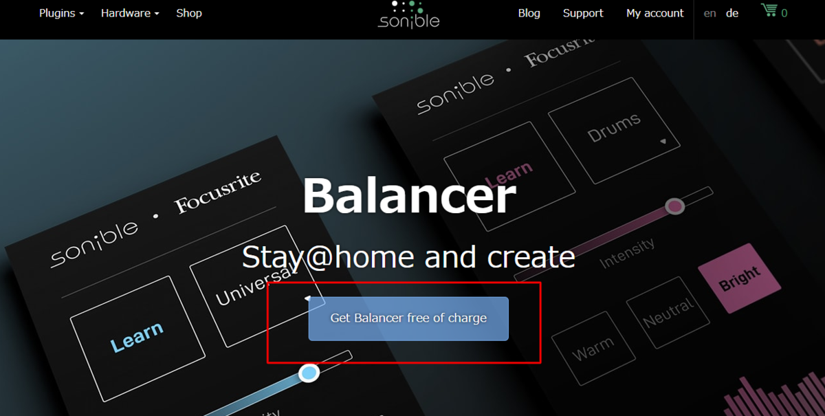 【無料】数秒でバランスを整えてくれるオートEQ、sonible「Balancer」を使ってみた【4月13日まで】 - みそじのおんかつ