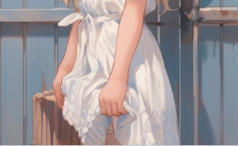 【画像生成AI投稿のToken】【トップス】「魅惑のポーズ」「スカートをつまむ」概念 - 「諸概念の迷宮（Things got frantic）」用語集