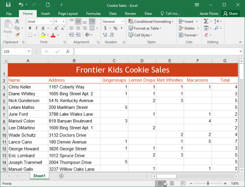 Excel 2016: Getting Started with Excel - octaonenetwork’s blog