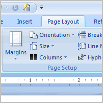 How To Modifying Page Layout In Microsoft Word 2007 - octaonenetwork’s blog