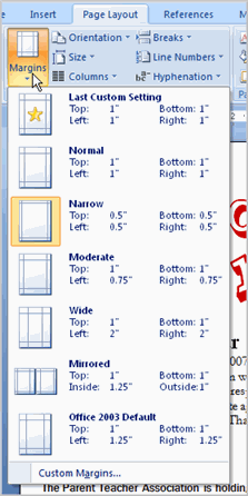 How To Modifying Page Layout In Microsoft Word 2007 - octaonenetwork’s blog