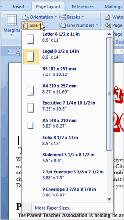 How To Modifying Page Layout In Microsoft Word 2007 - octaonenetwork’s blog