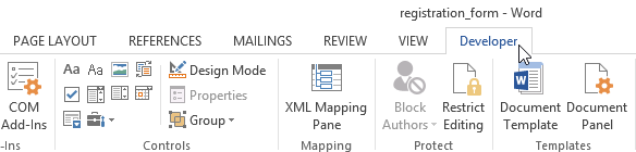 How To Create forms In Microsoft Word - octaonenetwork’s blog