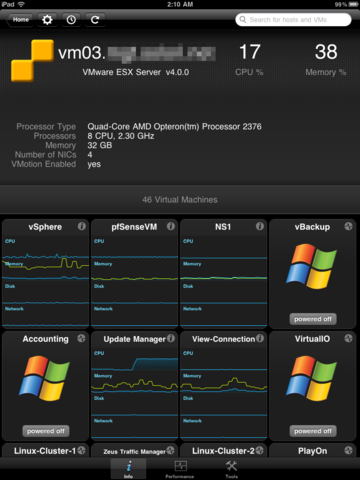 VMware と iPad - (2) VMware vSphere Client for iPad - 仮想化でプリセールスしてるSEの一日