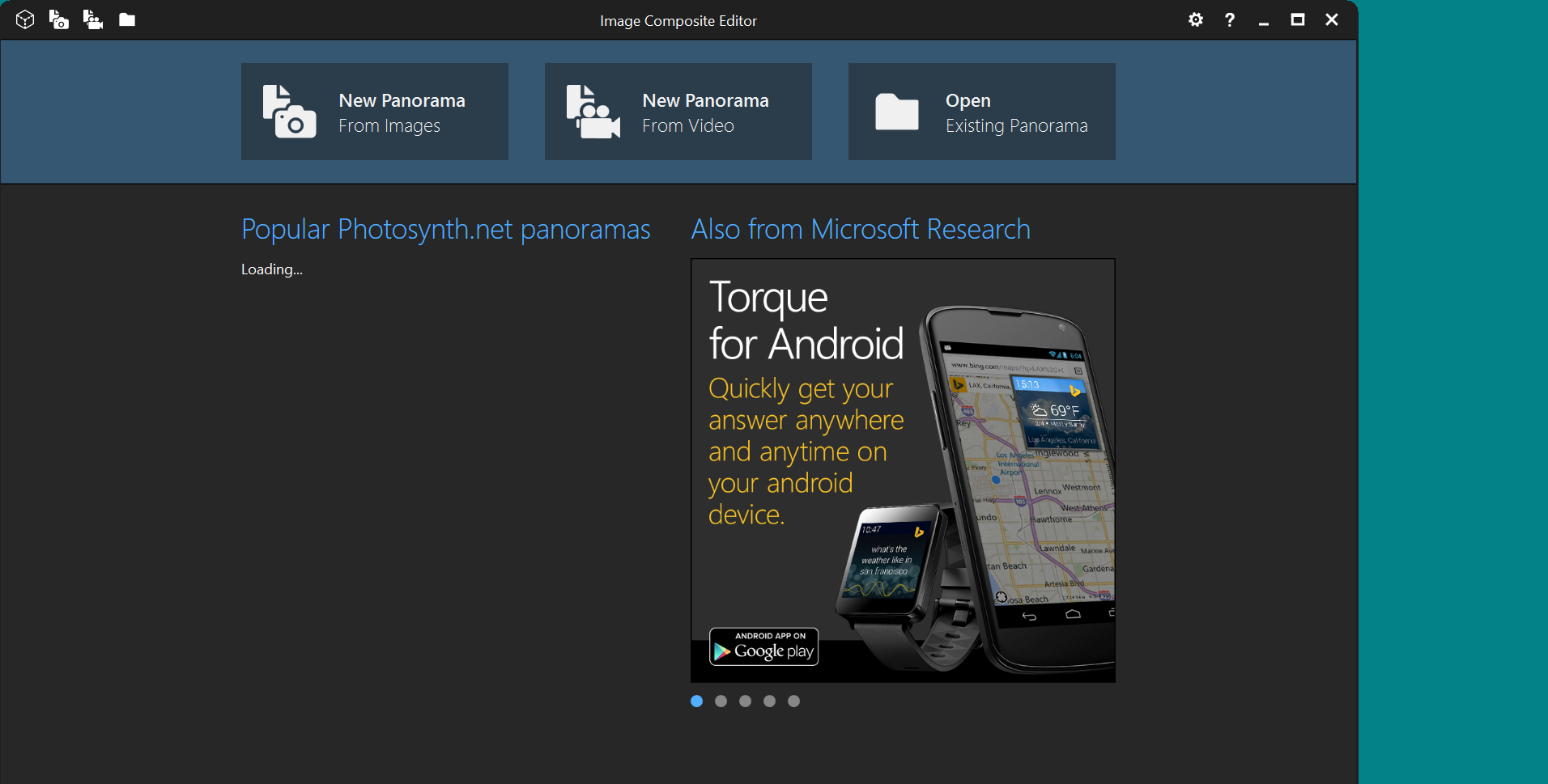 Windows11でパノラマ合成用にImage Composite Editorをインストールした - まりふのひと
