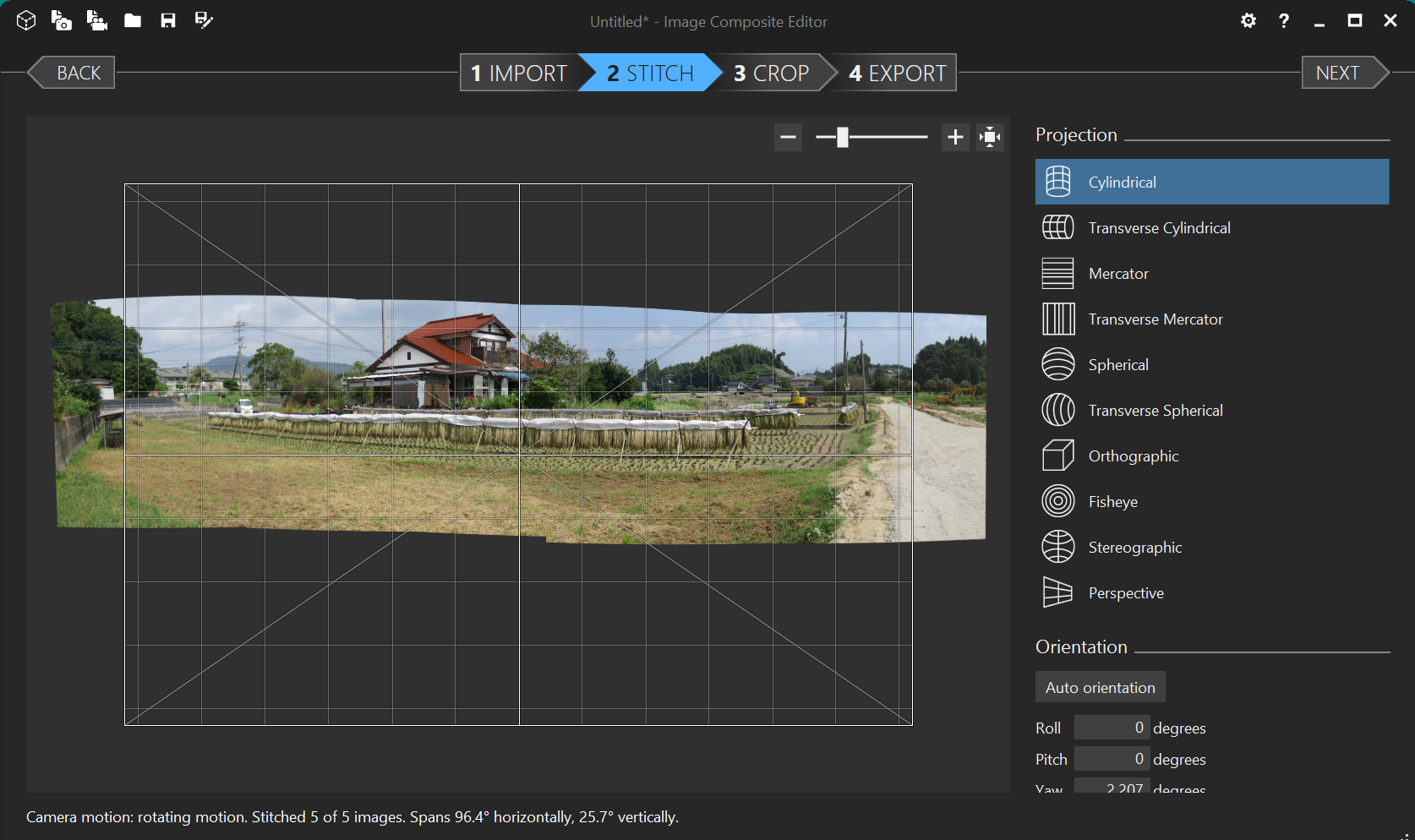 Windows11でパノラマ合成用にImage Composite Editorをインストールした - まりふのひと