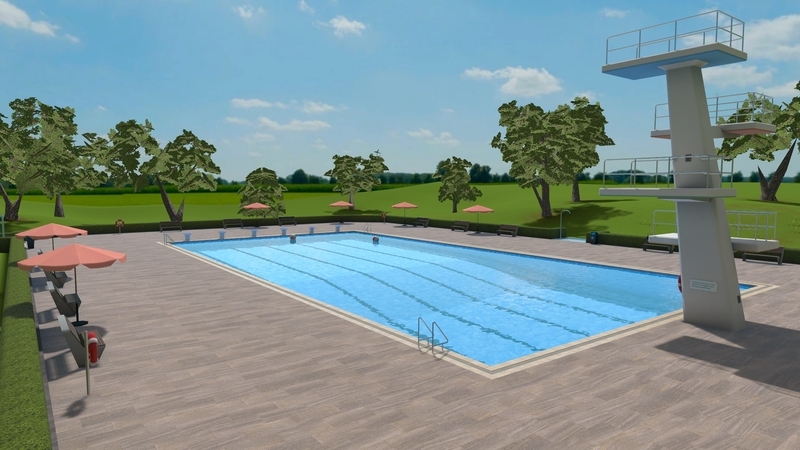 【VRChat】デカいプールワールド "Snell's Pool" - oka-vrc旅行記