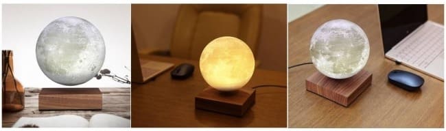 寝る前に月を見て癒されよう！世界初の浮遊する月型ランプ「Levimoon」が登場 - まいにちdoda - はたらくヒントをお届け
