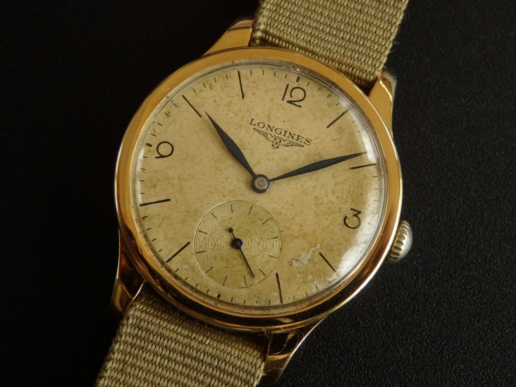 3. LONGINES cal.27O(27.o/27.0) 1930'S 18ct. solid gold case - From time ...