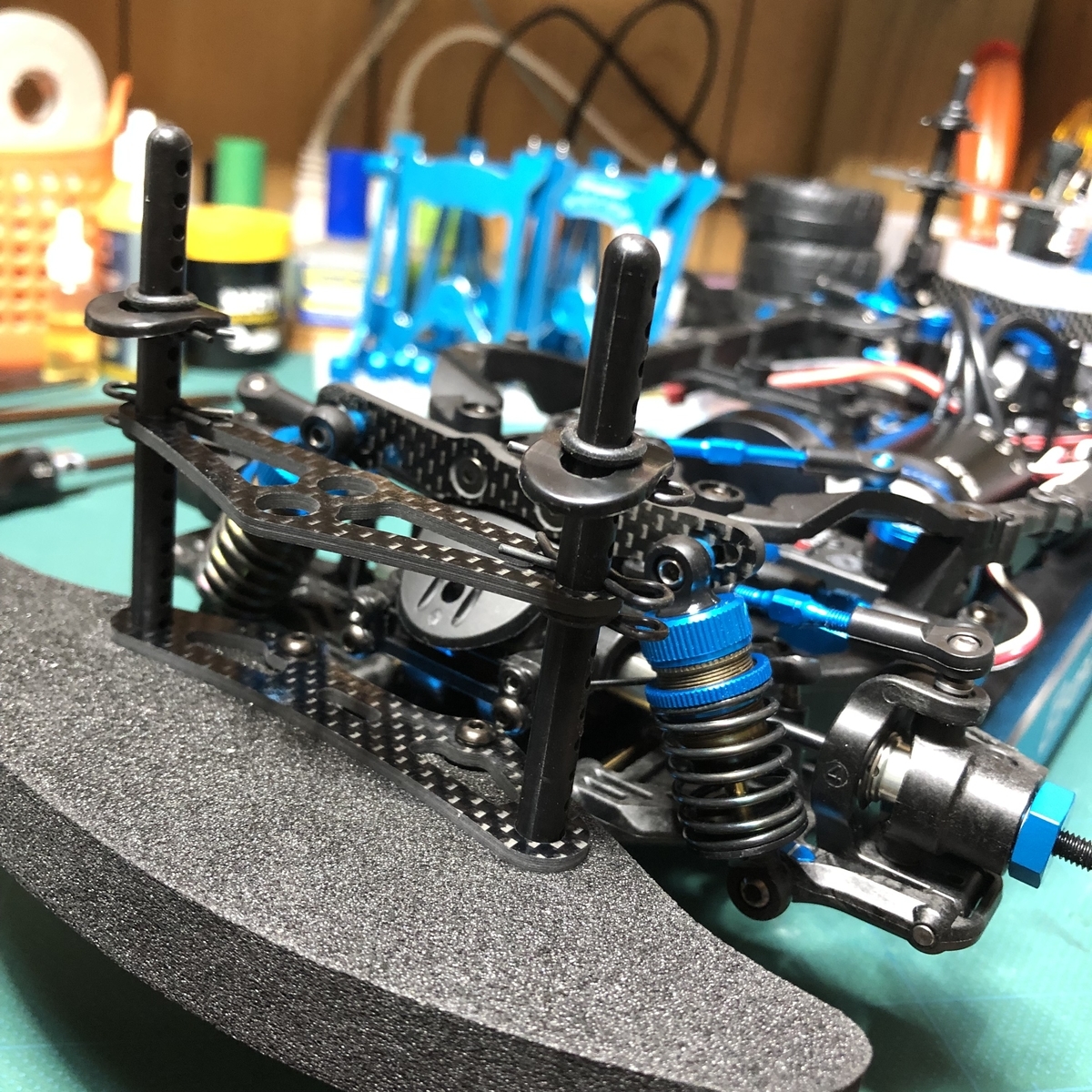 TB-05R Build ㊵-㊺ (メカ類車載2～完成) - 新・すもうあしこし～三畳間工房より～