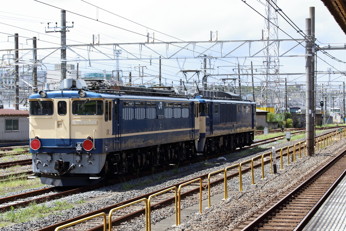 2021/8/18 EF65 1104 廃車回送 - れーるノート