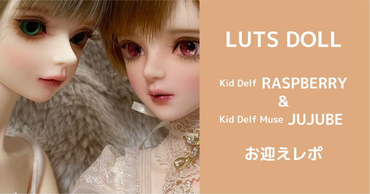 LUTS DOLL Kid Delf RASPBERRY & Kid Delf Muse JUJUBE お迎えレポ - おもちのドールあれこれ記録帳