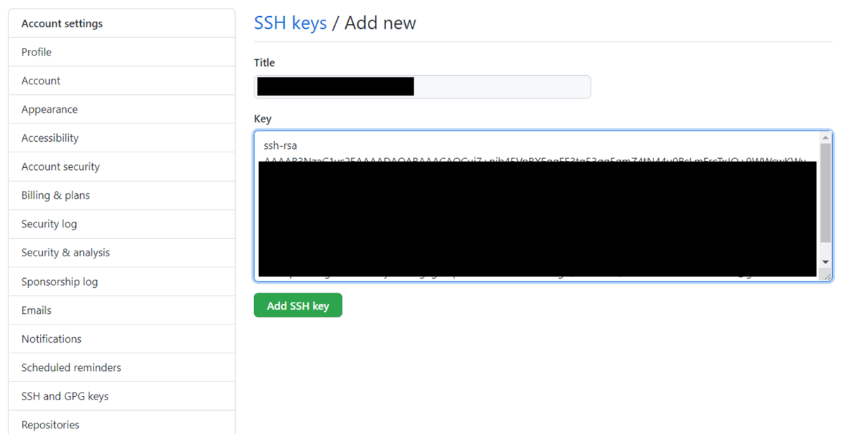 git - ssh覚書 - omoisan-blog