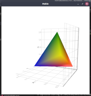 Julia Makie パッケージによるメッシュ( mesh )の描画(2) - GNUstep プログラミング
