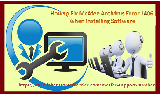 How to Fix McAfee Antivirus Error 1406 when Installing Software ...