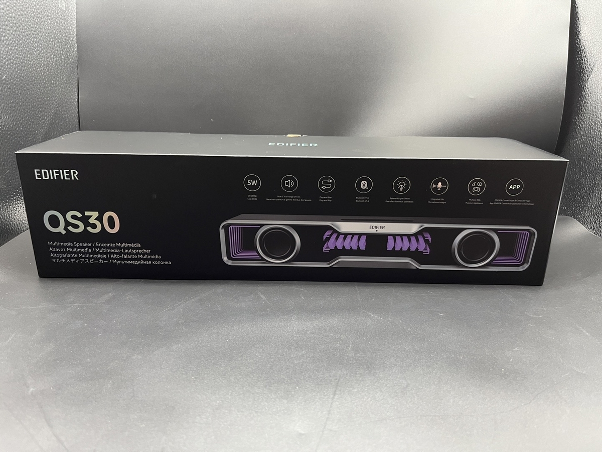 安価でありながらライティングが綺麗でBluetooth対応のサウンドバー！『Edifier QS30』レビュー - 声オタおにじくんの声学審問H！