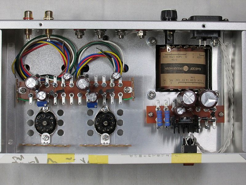 PCL83シングルアンプ・組み立て開始 - おんにょの真空管オーディオ