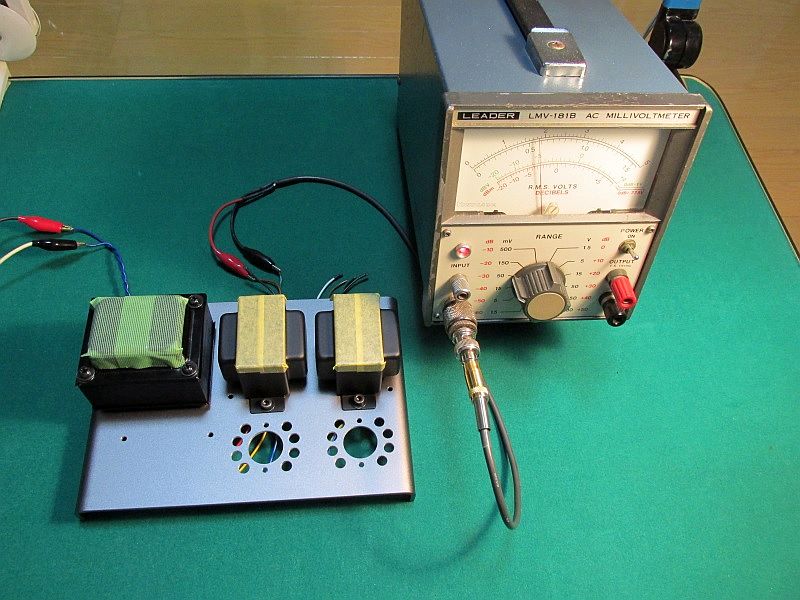 新PCL83シングルアンプ・電源トランスの誘導ハム実験 - おんにょの真空管オーディオ