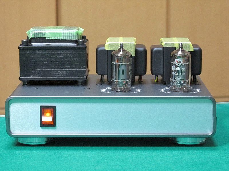 新PCL83シングルアンプ・組立 - おんにょの真空管オーディオ