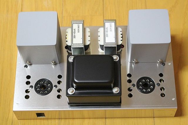 6DN7シングルアンプ・試作機組み立て開始 - おんにょの真空管オーディオ