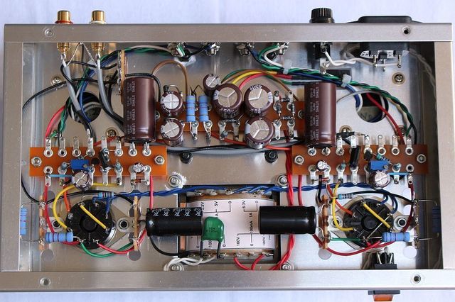 6DN7シングルアンプ・動作確認 - おんにょの真空管オーディオ