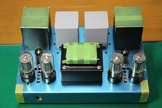 6P3S CSPPアンプ・仮組み - おんにょの真空管オーディオ