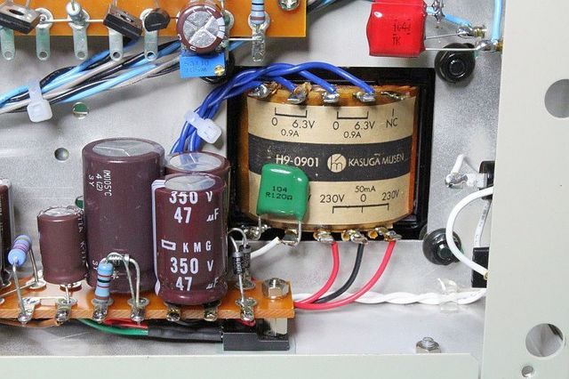 5A6シングルアンプ・電源トランスの換装 - おんにょの真空管オーディオ