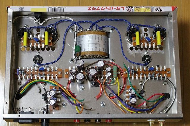 6P3S CSPPアンプ・点灯式 - おんにょの真空管オーディオ