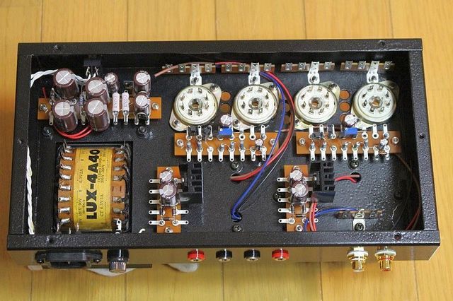 4P1Lパラシングルアンプ・組み立て開始 - おんにょの真空管オーディオ