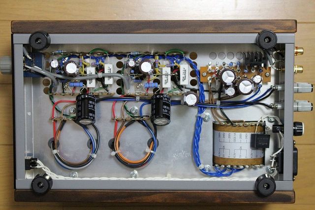 6N6Pパラシングルアンプ・カソードバイパスコンデンサ - おんにょの真空管オーディオ