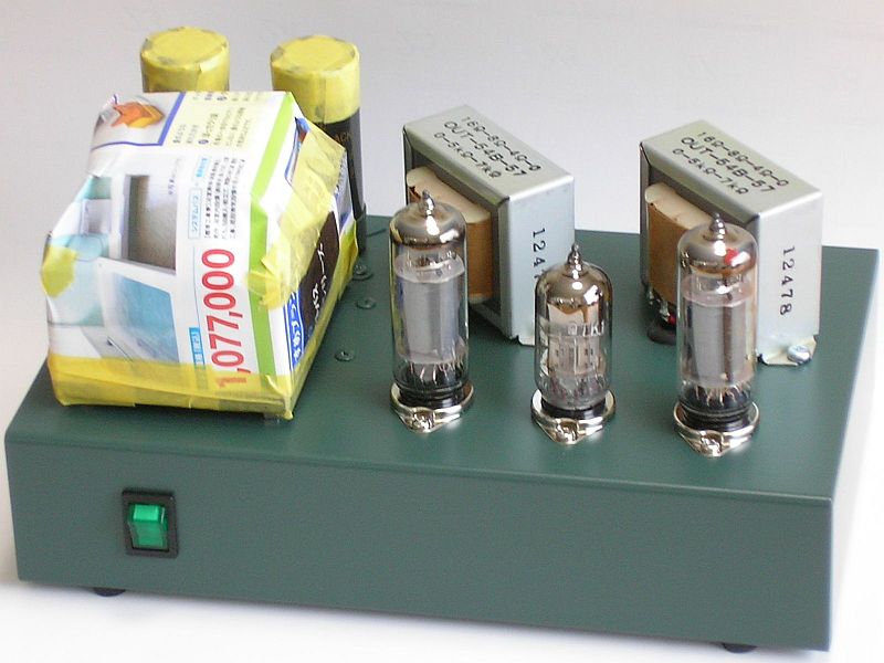 6P1Pシングルアンプ・組立と特性測定 - おんにょの真空管オーディオ