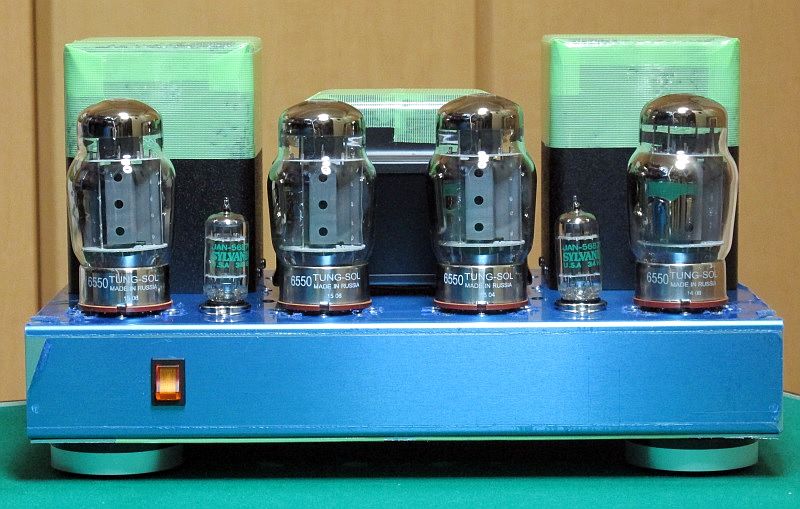 6550 CSPPアンプ・仮組立 - おんにょの真空管オーディオ
