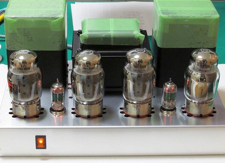 6550 CSPPアンプ・配線中 - おんにょの真空管オーディオ