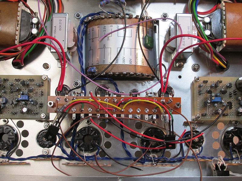 6550 CSPPアンプ・配線完了 - おんにょの真空管オーディオ