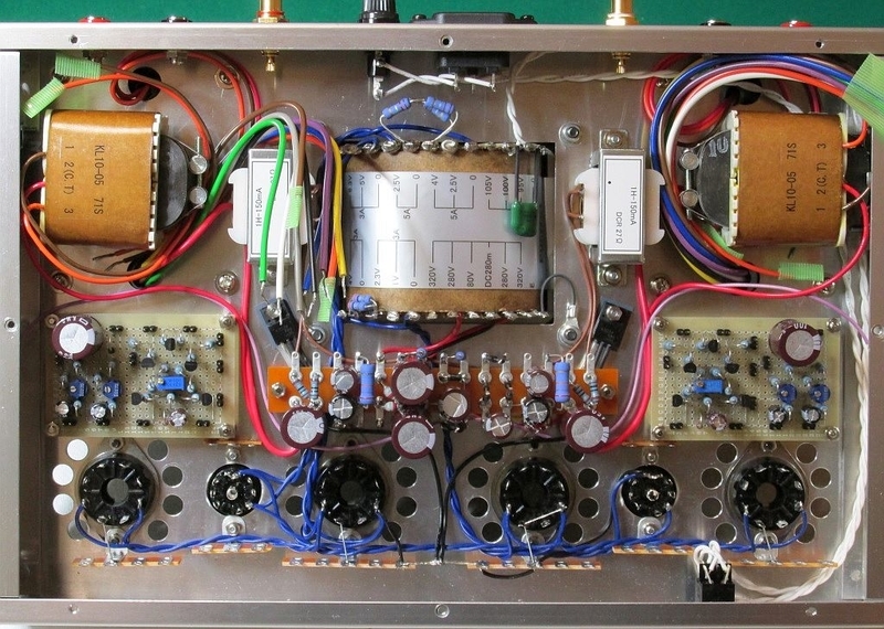 6550 CSPPアンプ・配線完了 - おんにょの真空管オーディオ