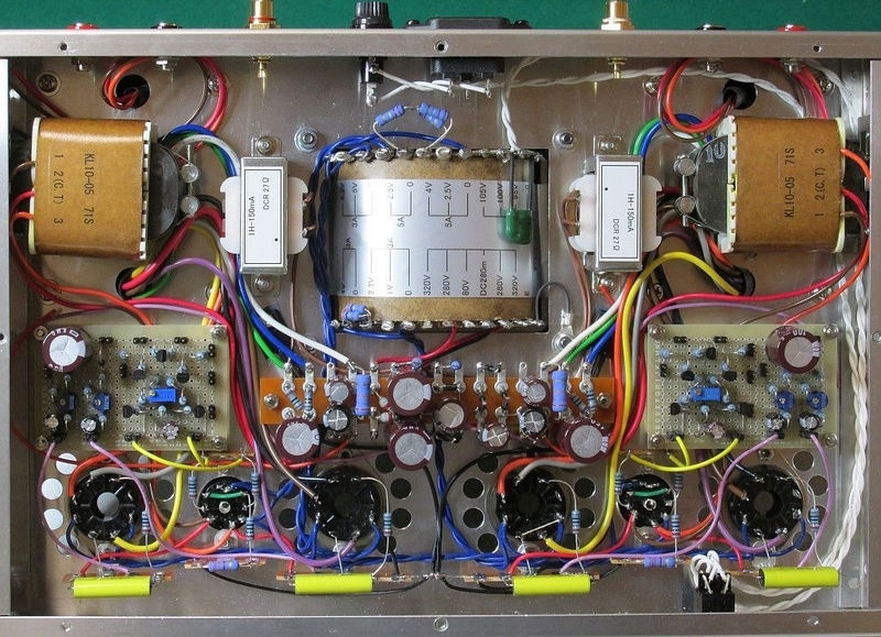 6550 CSPPアンプ・配線完了 - おんにょの真空管オーディオ
