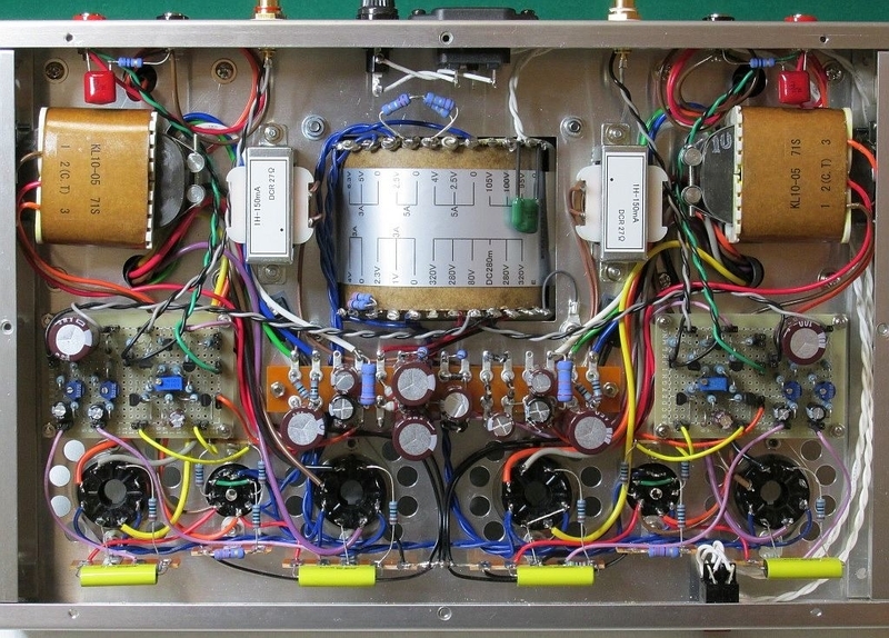 6550 CSPPアンプ・配線完了 - おんにょの真空管オーディオ