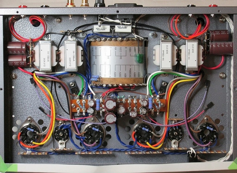 6550 CSPPアンプ・本番機配線完了 - おんにょの真空管オーディオ