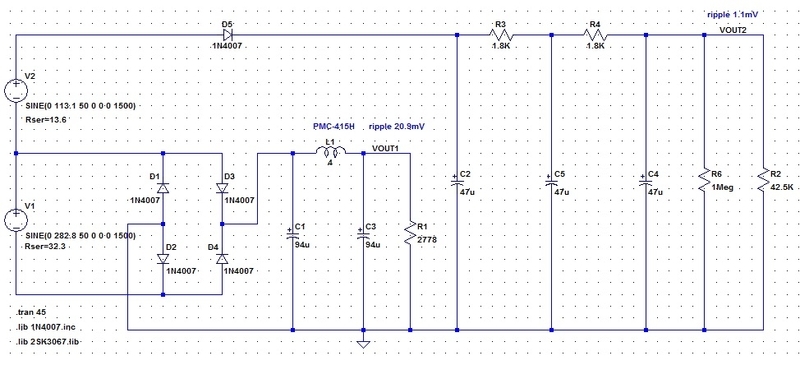 PCL83 CSPPアンプ・回路設計 - おんにょの真空管オーディオ