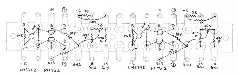 PCL83 CSPPアンプ・平ラグ板作成 - おんにょの真空管オーディオ