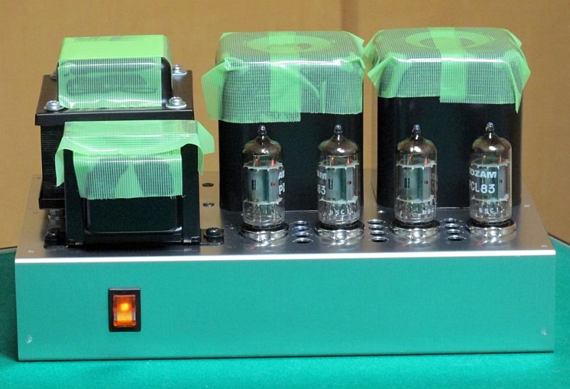 PCL83 CSPPアンプ・配線中 - おんにょの真空管オーディオ