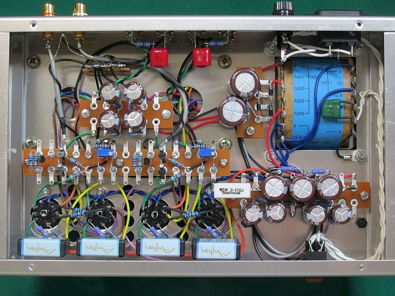 PCL83 CSPPアンプ・配線完了 - おんにょの真空管オーディオ